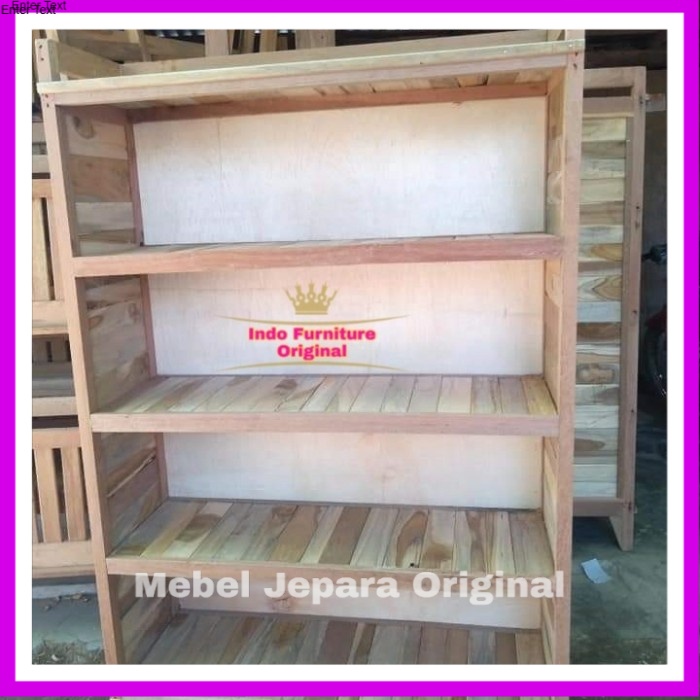 Jual Rak Buku Rak Tas Rak Tulis Rak Sekolah Kayu Bengkirai Kalimantan ...
