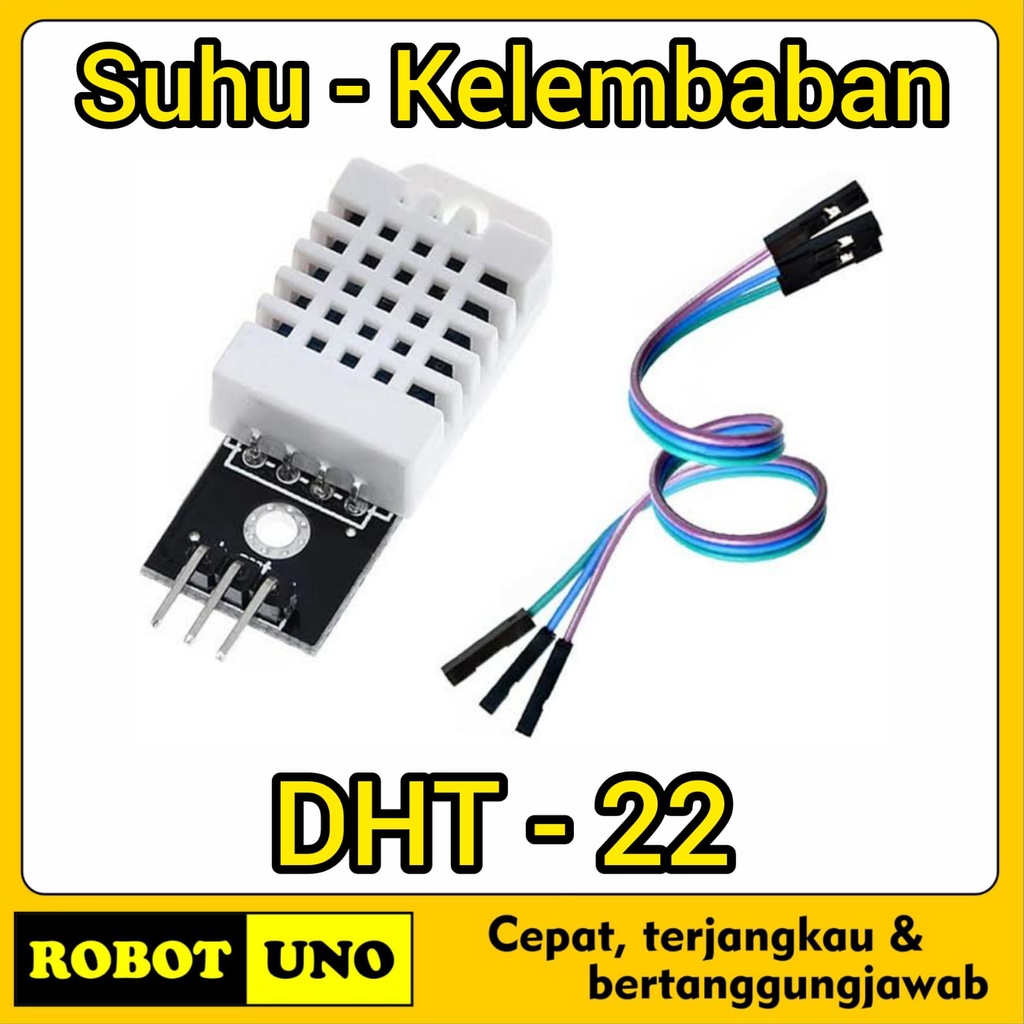 Jual DHT22 DHT-22 Sensor Kelembaban Suhu Humidity Temperatur DHT-22 AM2302 Arduino | Shopee ...