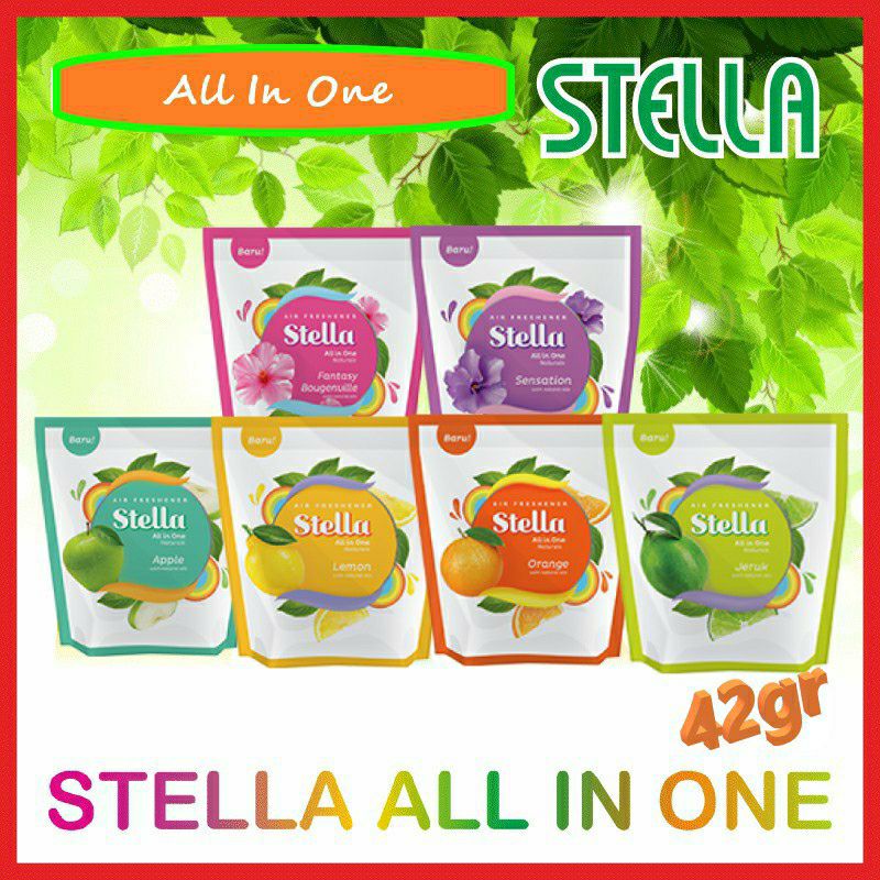 Jual stella all in one pengharum ruangan 42 gr | Shopee Indonesia