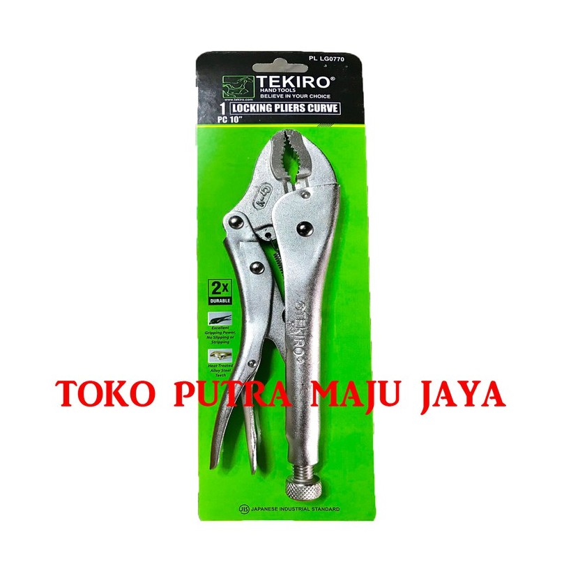 Jual Tang Buaya Jepit Bais - Vice Grip Locking Pliers 10" Bulat TEKIRO ...