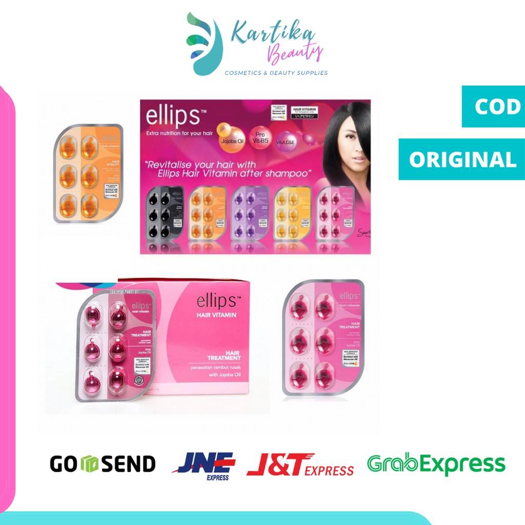 Jual ELLIPS HAIR VITAMIN BLISTER ISI 6 KAPSUL ELIPS VITAMIN RAMBUT ...