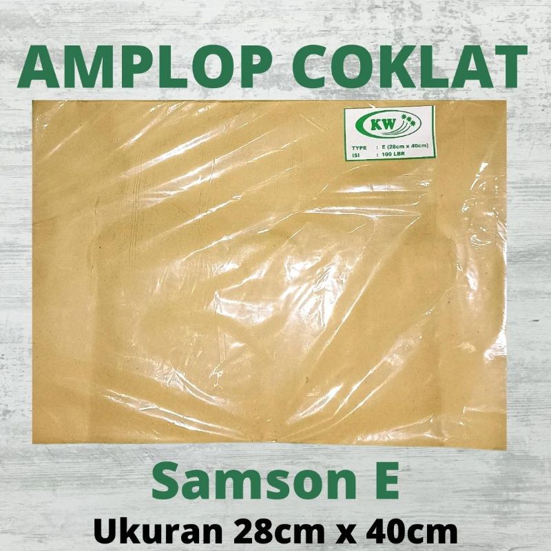 Jual Amplop Coklat Samson E Shopee Indonesia