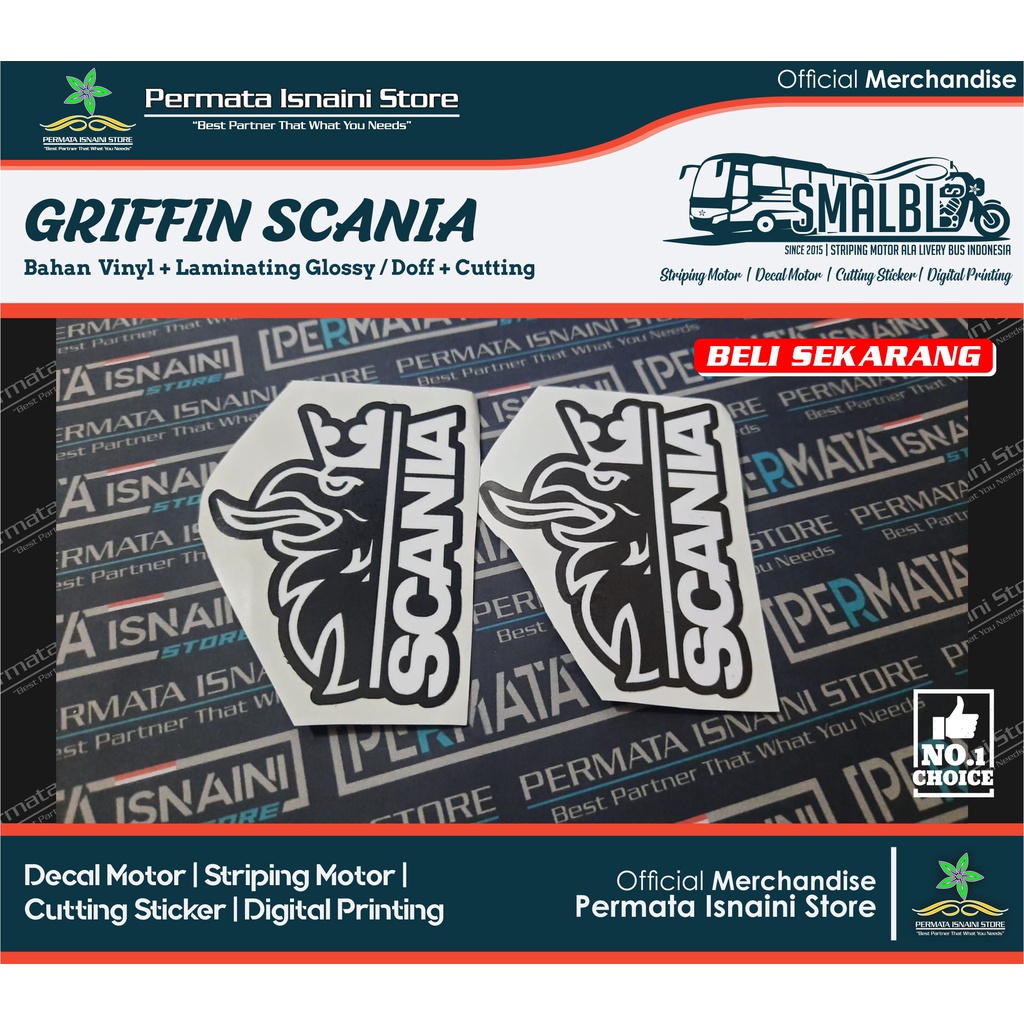 Jual Sticker Vinyl Griffin SCANIA Vol. 2 by PIS | Shopee Indonesia