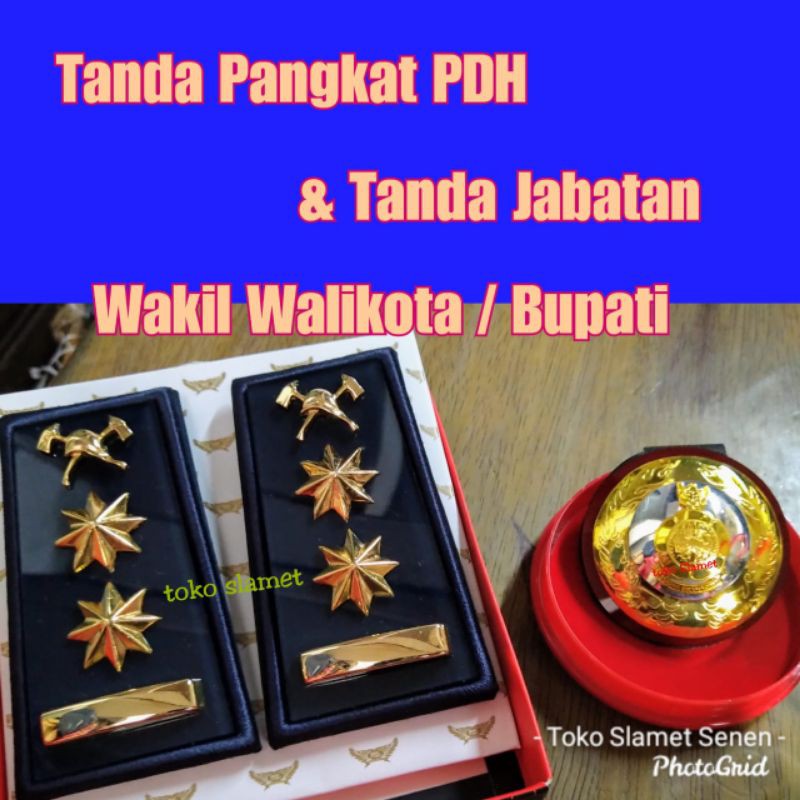 Jual Tanda Pangkat dan Tanda Jabatan Damkar untuk Wakil Walikota ...