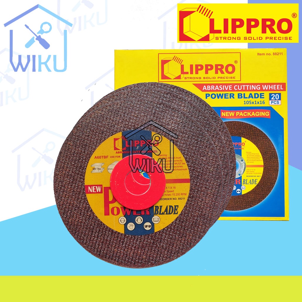 Jual Lippro Grinder Cutting Wheel 105x1 mm Mata Batu Potong Besi ...