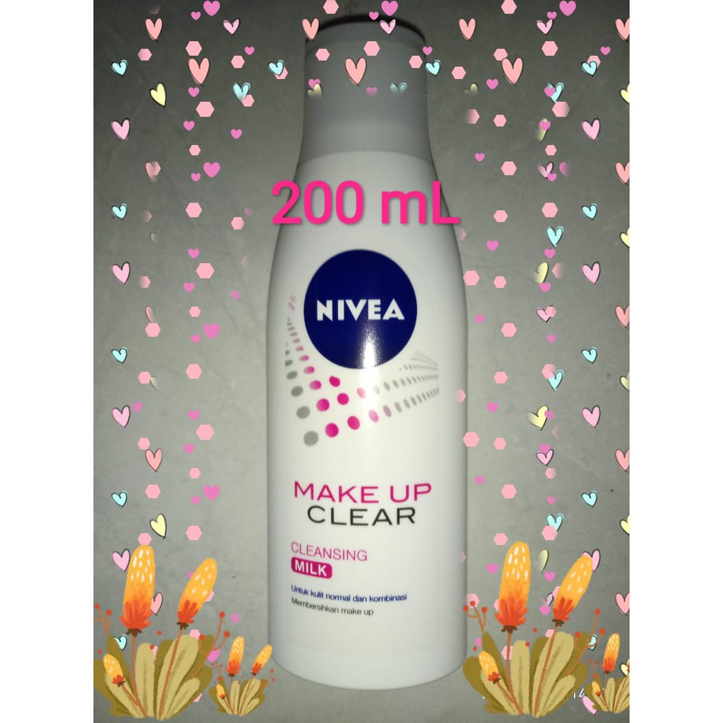 Jual NIVEA MAKE UP CLEAR CLEANSING MILK 200 mL | Shopee Indonesia