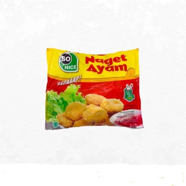 Jual CHICKEN NUGGET SO NICE SEDAP 500GR NAGET AYAM HALAL | Shopee Indonesia