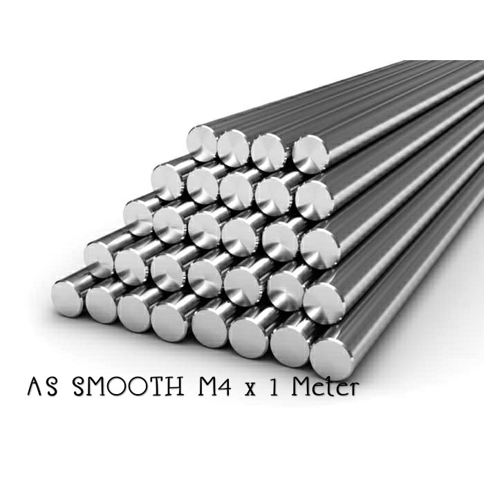 Jual AS / STAINLESS SUS 304/ SHAFT / SMOOTH ROD HARD 4mm, 6mm, 8mm x ...