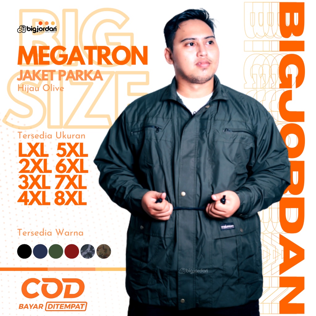 Jual Jaket parka jumbo jaket parka big size 3XL-8XL BigJordan | Shopee Indonesia