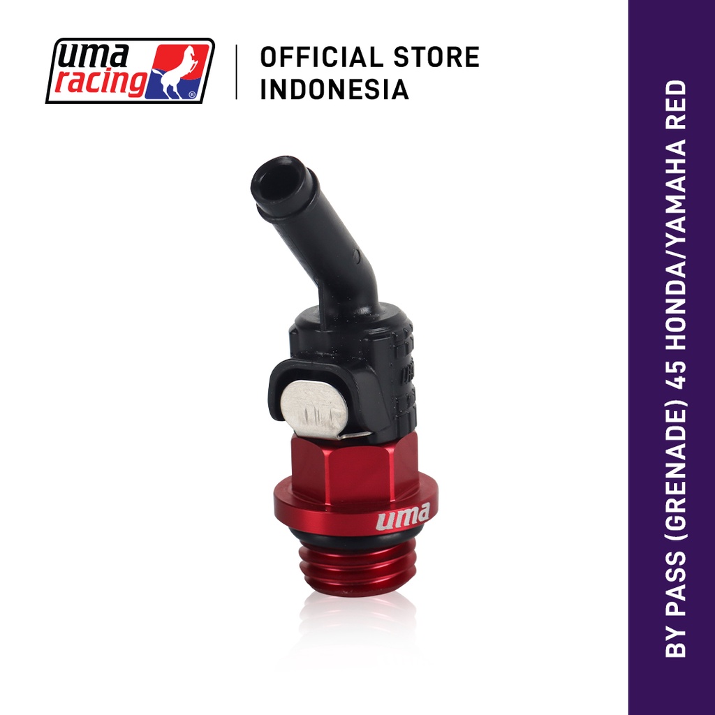 Jual Uma Racing - BY PASS (GREENADE) 45° - RED [ 02B0042R ] | Shopee ...