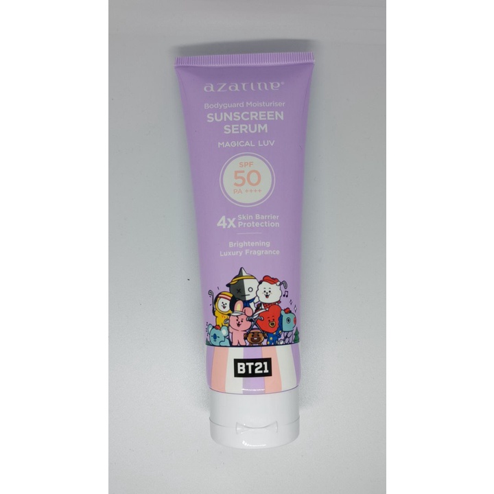 Jual azarine x BT21 body guard mouisturizer sunscreen serum(100ml ...