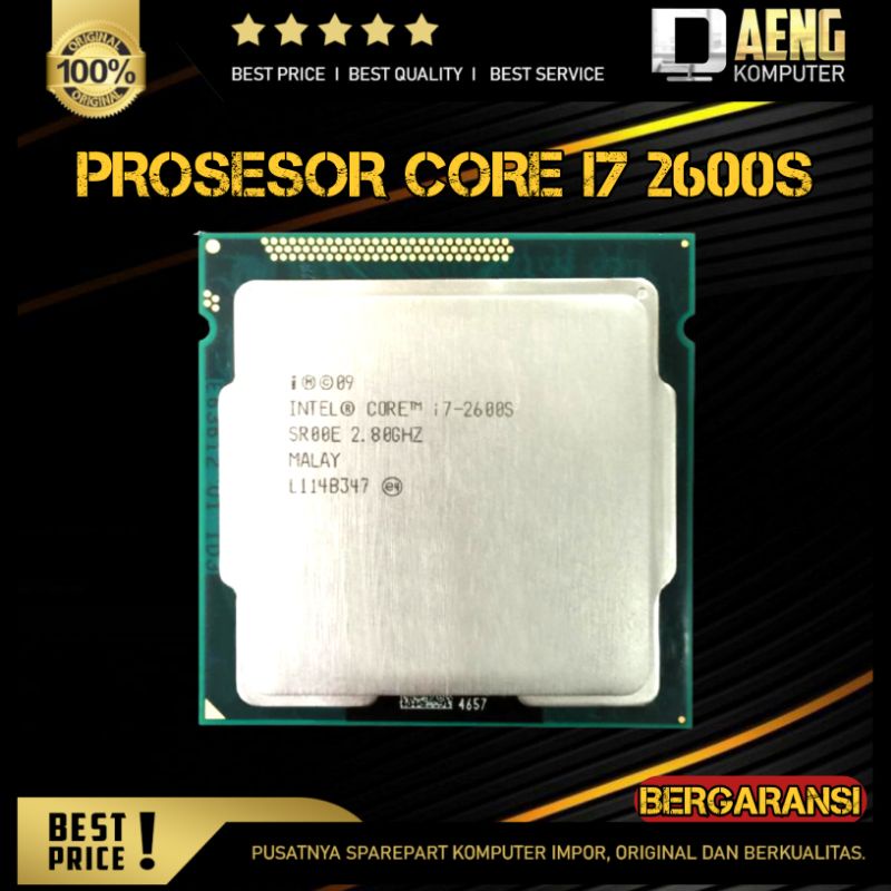 Jual Prosesor Processor Proci Intel core i7 2600s Original Murah ...
