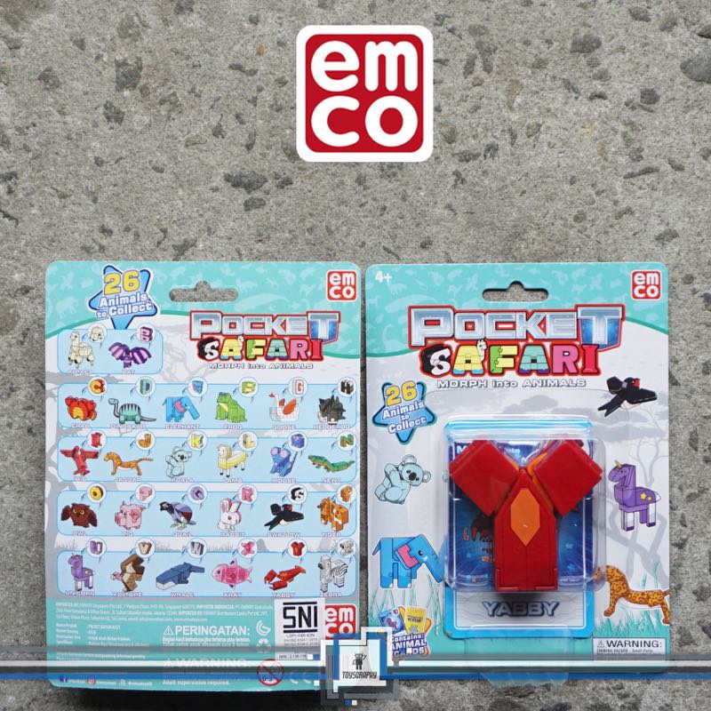 Jual Emco Pocket Safari YABBY Lobster Letter Y Morpher Robot Animal ...