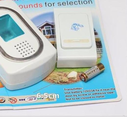 Jual Bell Rumah Wireless Jangkauan Hingga 100 Meter | Shopee Indonesia