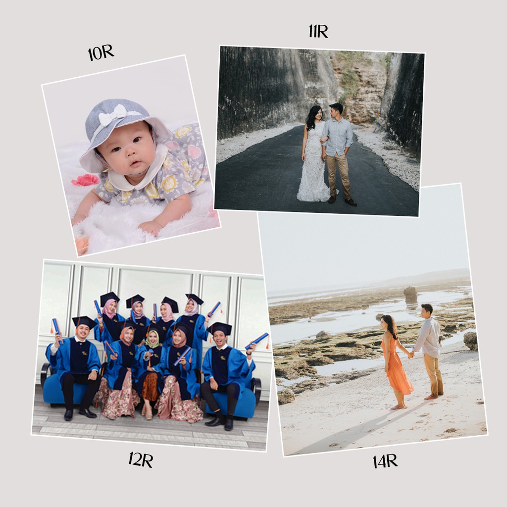 Jual Cetak Kertas Foto Ukuran 10R, 11R, 12R, 14R | Shopee Indonesia