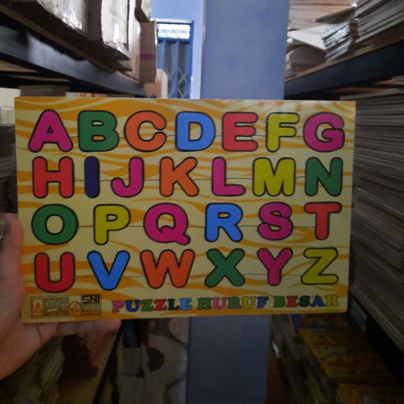 Jual puzzle kayu huruf besar | Shopee Indonesia