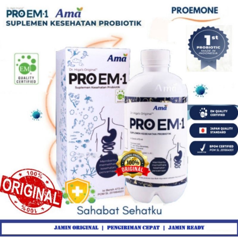 Jual PRO EM 1 PROEM 1 Probiotik 473ml (Sertifikasi BPOM) Distributor ...