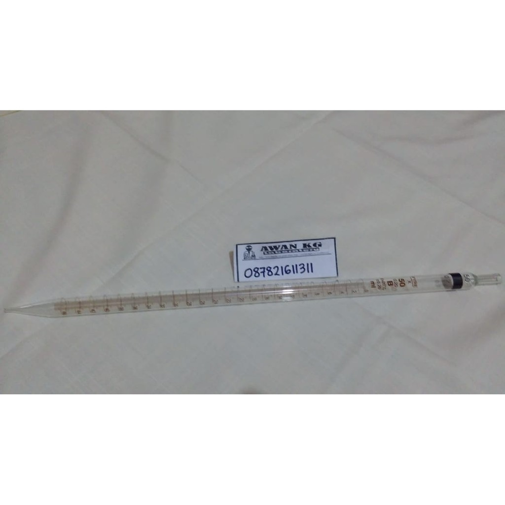 Jual pipet ukur MEASURING PIPETTE 50 ML PYREX | Shopee Indonesia