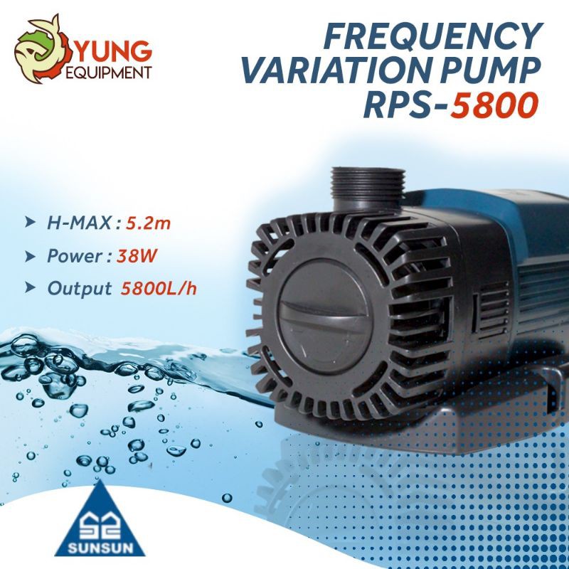 Jual SUNSUN RPS 5800 ORIGINAL / POMPA AIR HEMAT LISTRIK | Shopee Indonesia