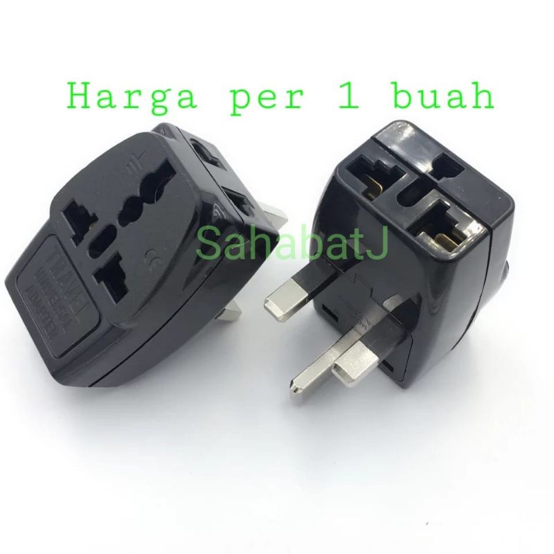 Jual Over Steker 3 kaki Model Wonpro/ Universal Travel Adaptor ...
