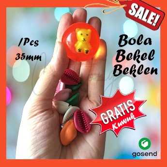 Jual Bola Bekel/ Beklen/ Bouncing Ball 1 Pcs Ukuran 35 Gratis Biji ...