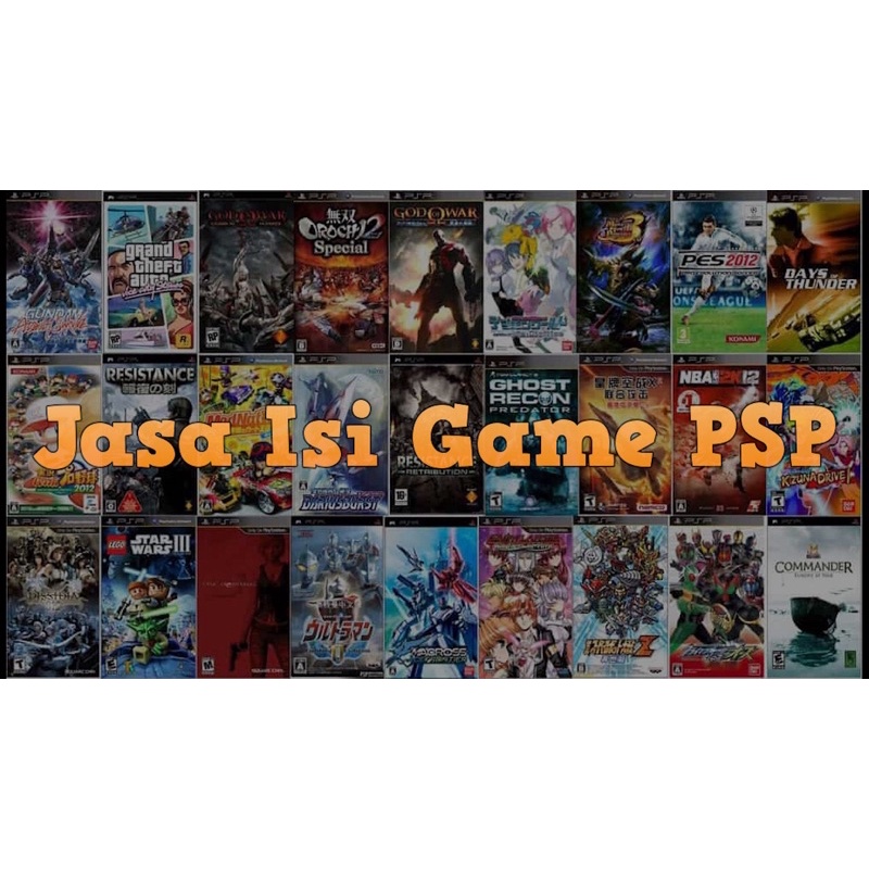 Jual Jasa isi game psp + Jailbreak (by request) | Shopee Indonesia