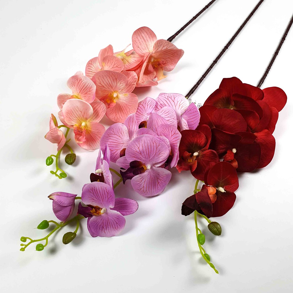 Jual Anggrek Bulan Artificial 100 cm/ Anggrek Plastik/ Bunga Palsu ...