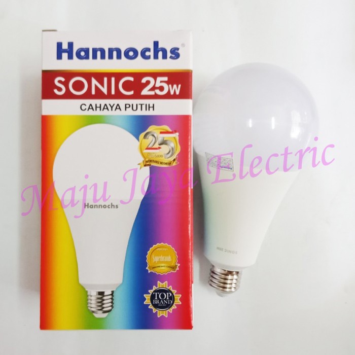 Jual Lampu LED Hannochs Sonic 25 W Watt Putih / Kuning Bohlam 25W ...