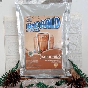 Jual Powder Drink Premium Ice Gold Mix Rasa Cappucino 1 Kg | Shopee ...