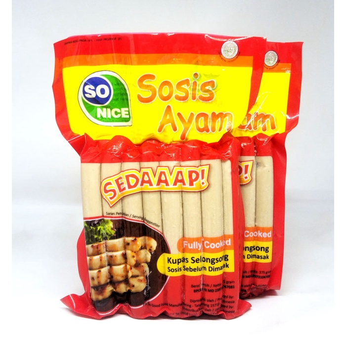 Jual So Nice Chicken Sosis Sedaap/ Sosis Ayam 500Gr | Shopee Indonesia