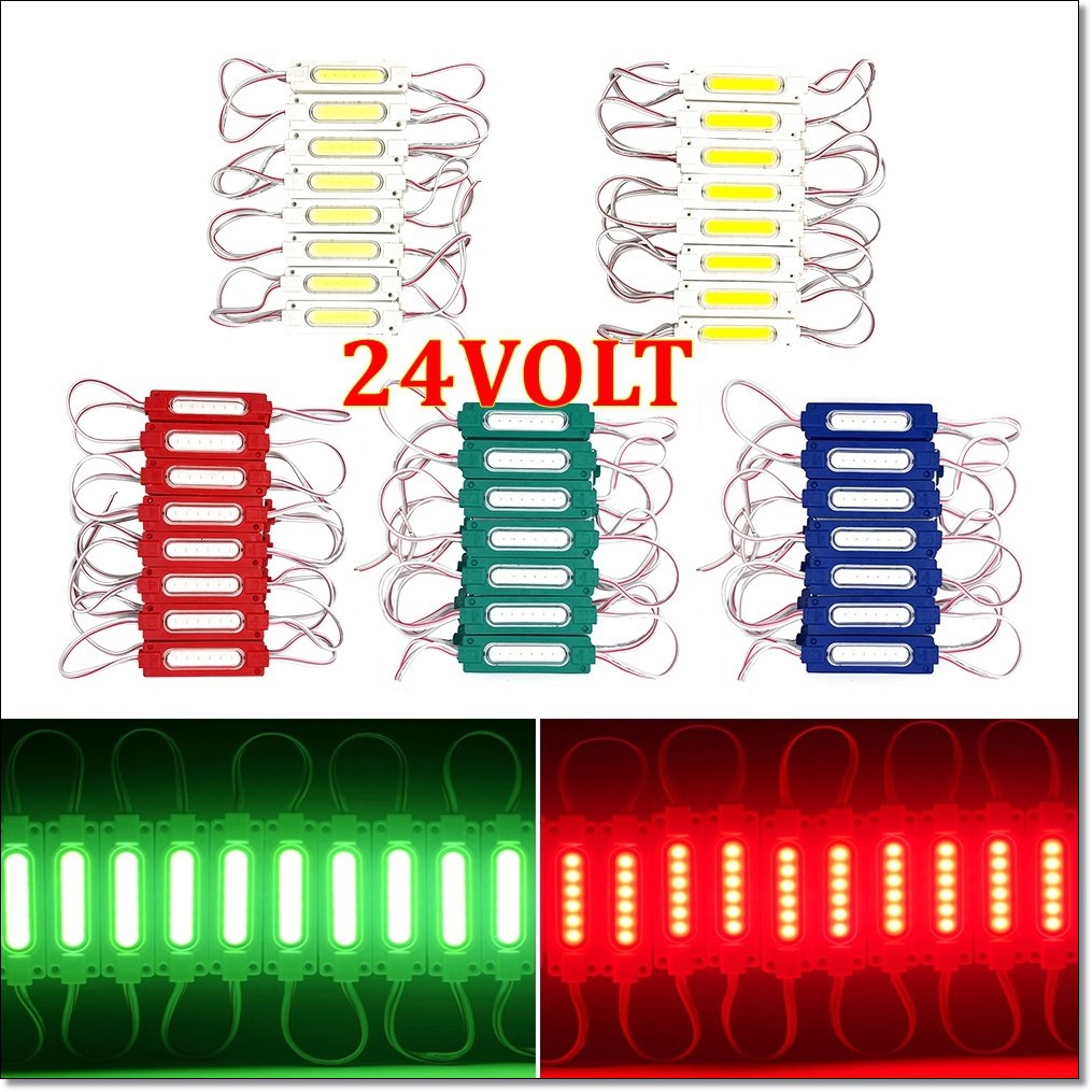 Jual LED MODUL COB 2W 24V/ LED MODULE WATERPROOF / LAMPU MOBIL / LAMPU ...