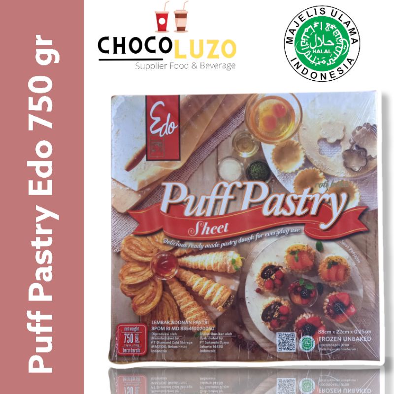 Jual Edo Puff Pastry 750 gr khusus instant | Shopee Indonesia