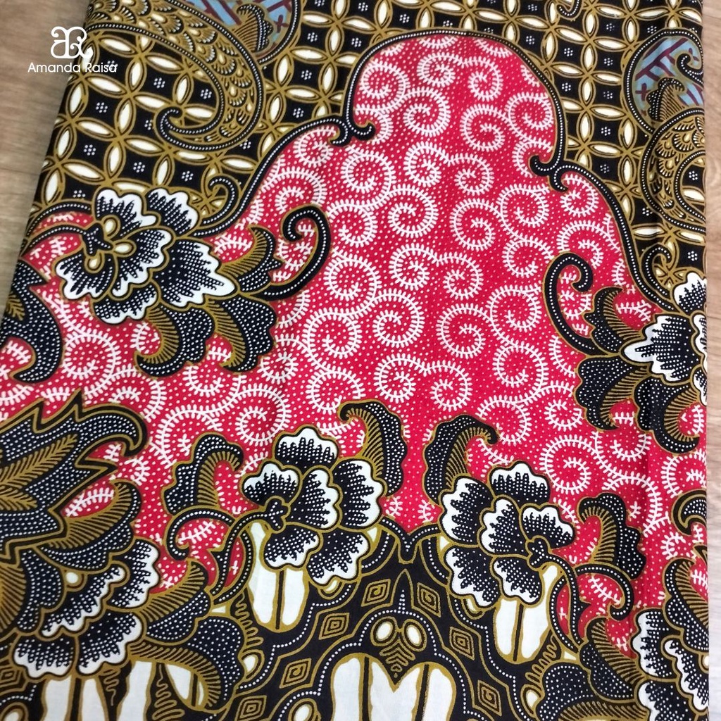 Jual Kain Batik Meteran Potongan Motif Banji Kembang Ukelan | Shopee ...