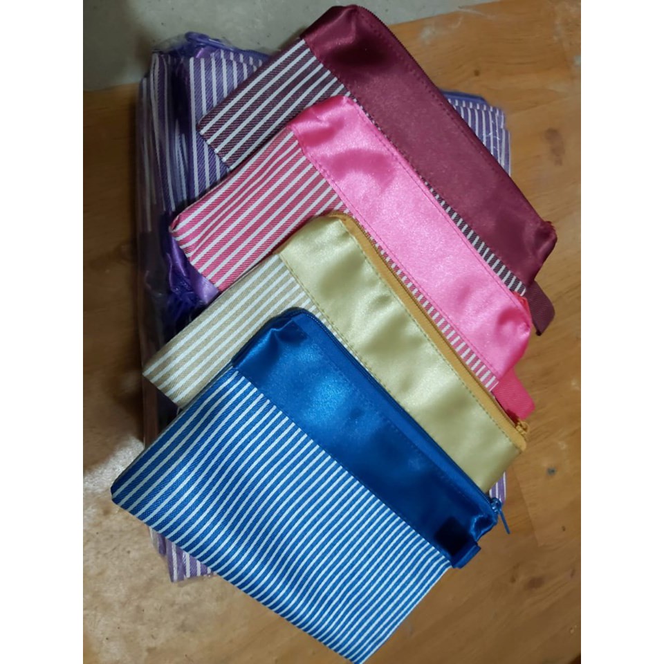 Jual Souvenir pernikahan pouch / dompet salur besar polos ISI 50 ...