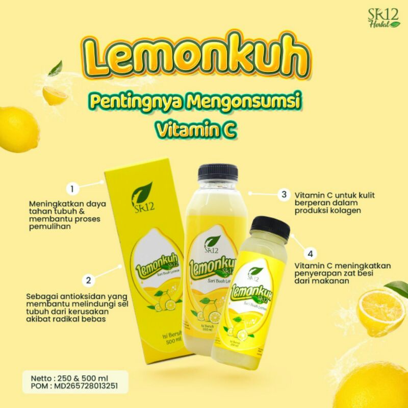 Jual Lemonkuh SR12 // Sari Buah Lemon // Perasan buah lemon asli // Air ...