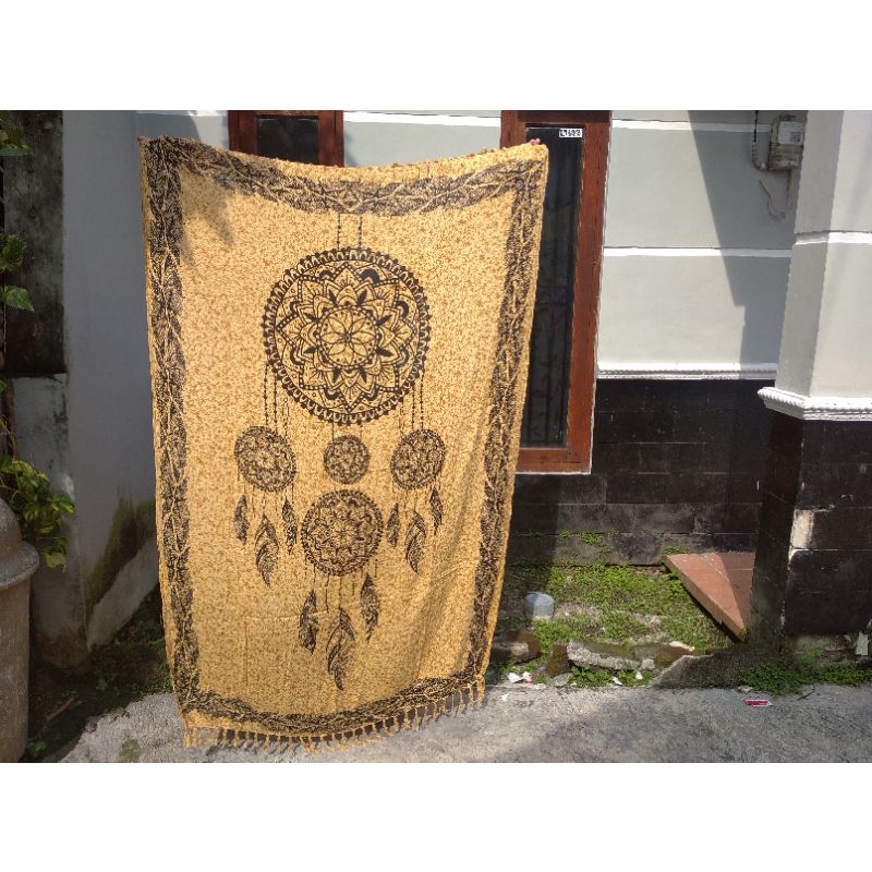 Jual Kain pantai kain bali bohemian mandala tapestry rok lilit pantai ...