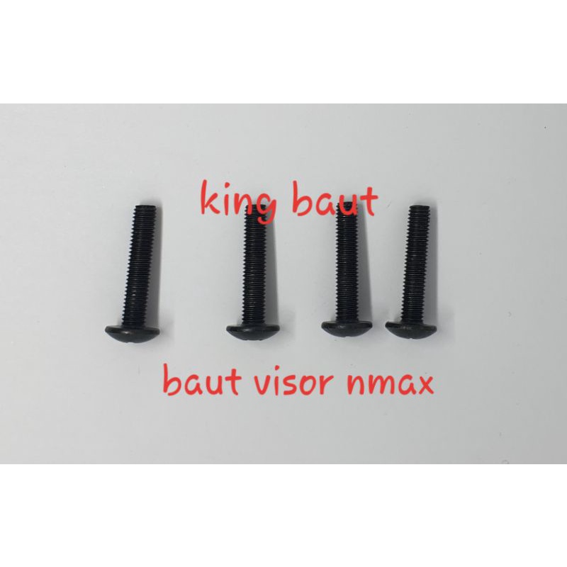 Jual Baut JT 5x25 (Baut 8) Hitam untuk Tameng Visor NMax | Shopee Indonesia