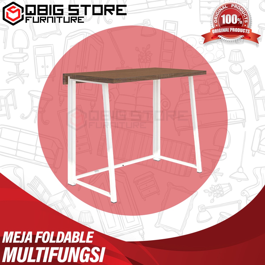 Jual Meja Lipat Belajar Multifungsi Folding Desk Minimalis | Shopee ...