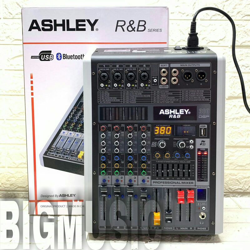 Jual Mixer Ashley R&B 4 Original RNB 4 Channel Bluetooth - USB | Shopee Indonesia