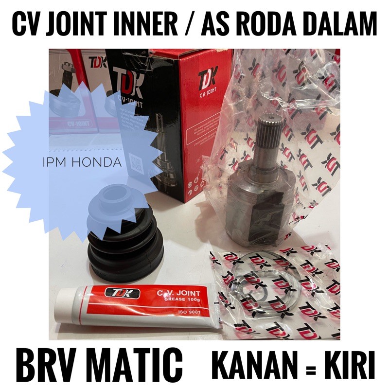 Jual BRV HO 731 / HI TE8 L Cv Joint Inner As Roda Dalam Kanan / Kiri SAMA Honda BRV 2015 2016 ...