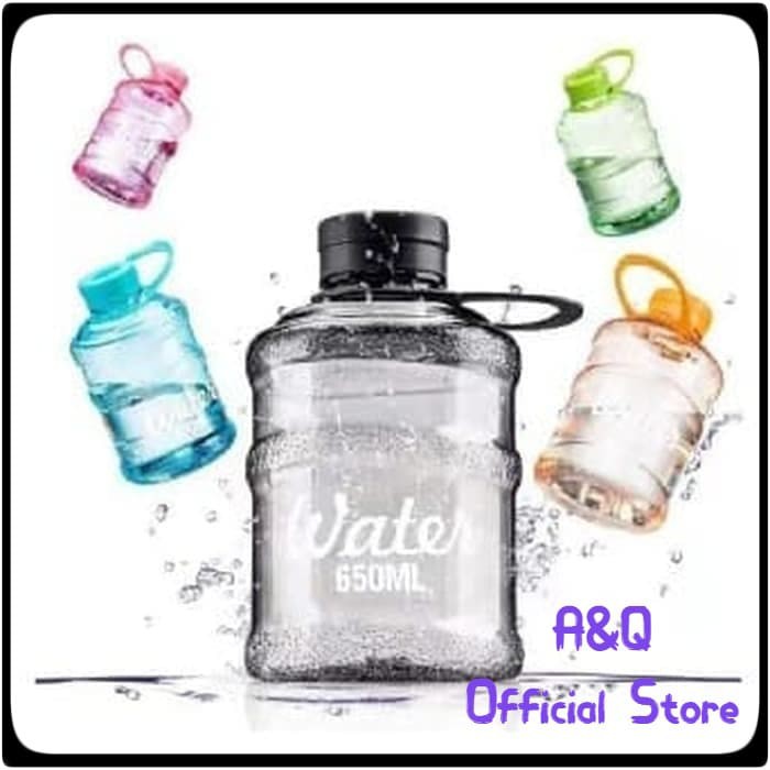 Jual Botol Minum Galon Mini 650ml / Food Grade / BOTOL BENTUK GALON ...