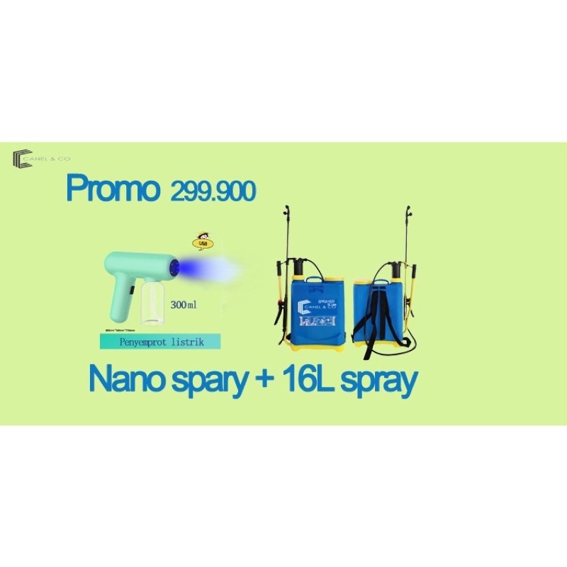Jual CANEL & CO Tangki Sprayer Pompa MANUAL 16 Liter Tengki Alat ...