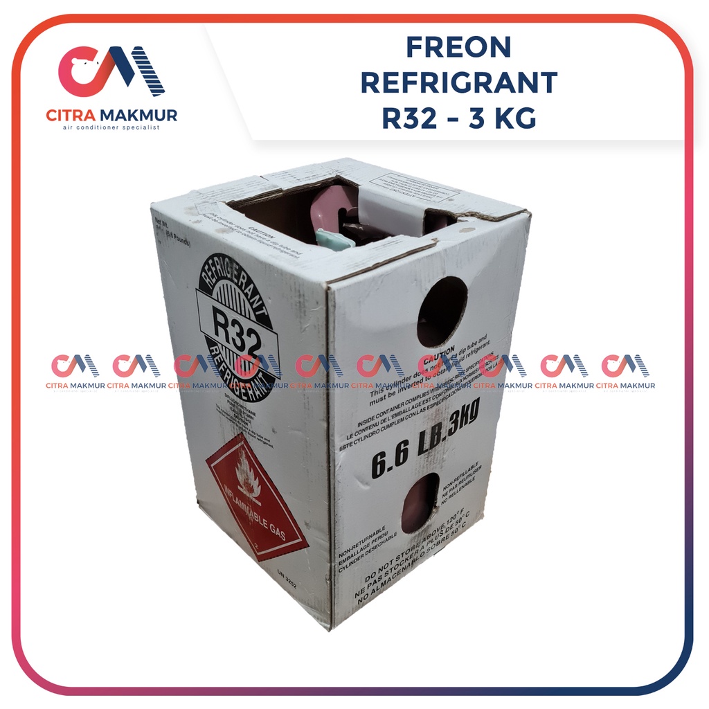 Jual Freon R32 Refrigrant Original AC Pendingin Obat Tabung Besar Can 3 ...
