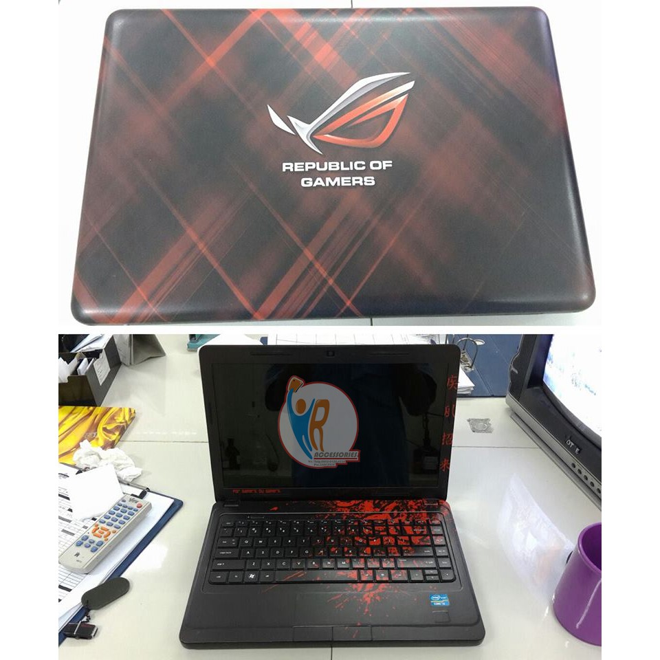 Jual Original Garskin Laptop Full Body HP 431 Motif ROG (Motif & Design ...