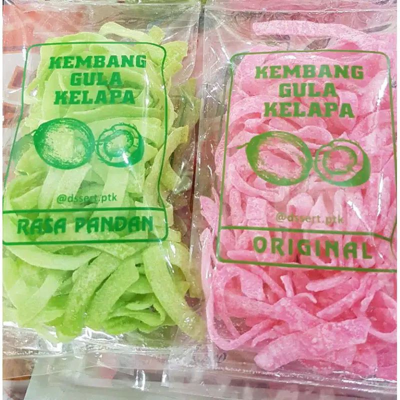 Jual Manisan Kelapa - Kembang Gula Kelapa Original dan Pandan 100gr ...