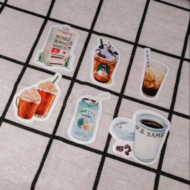 Jual STICKER MINUMAN UNTUK SCRAPBOOK | Shopee Indonesia