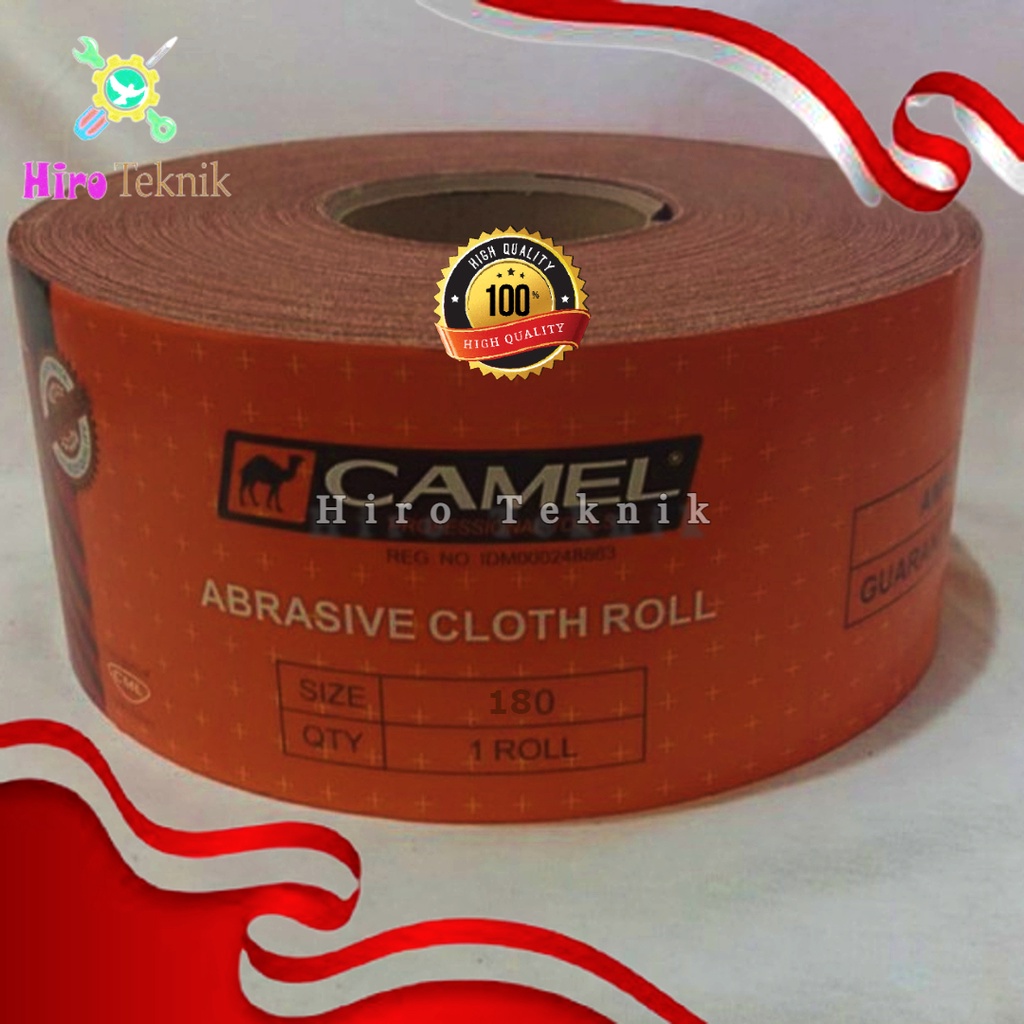 Jual Amplas Roll 50 meter Camel Grid #60 - #400 amplas gulung amplas ...