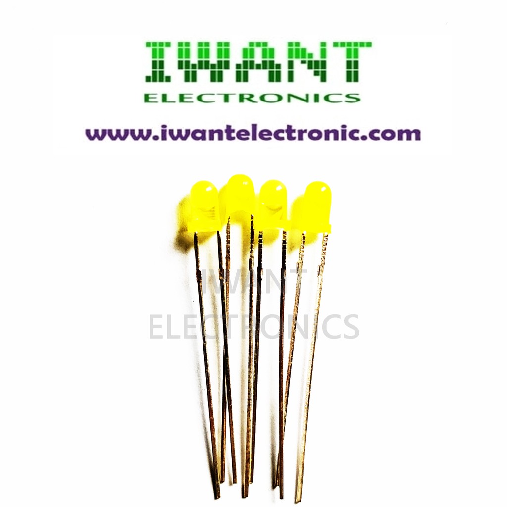 Jual LED 3MM YELLOW 3MM KUNING | Shopee Indonesia