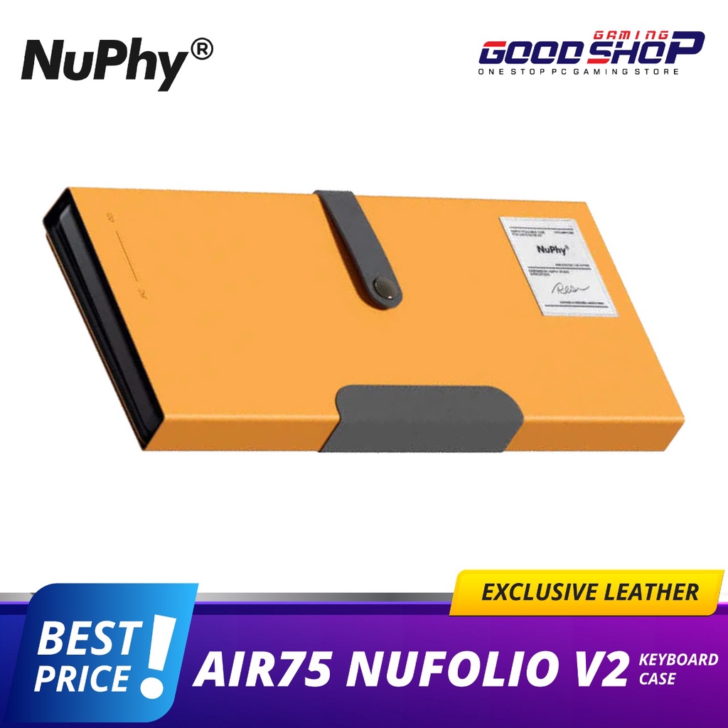 Jual NuPhy Air75 NuFolio V2 Exclusive Leather - Keyboard Case | Shopee ...