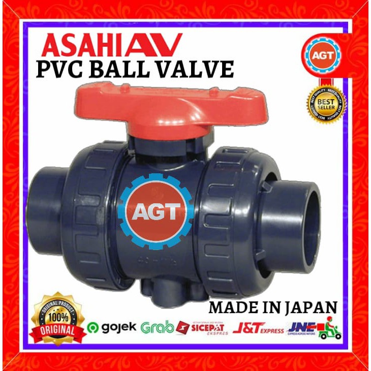 Jual PVC VALVE ASAHI TRUE UNION BALL JIS 2.5" DN 65 TYPE 21 HARGA MURAH ...